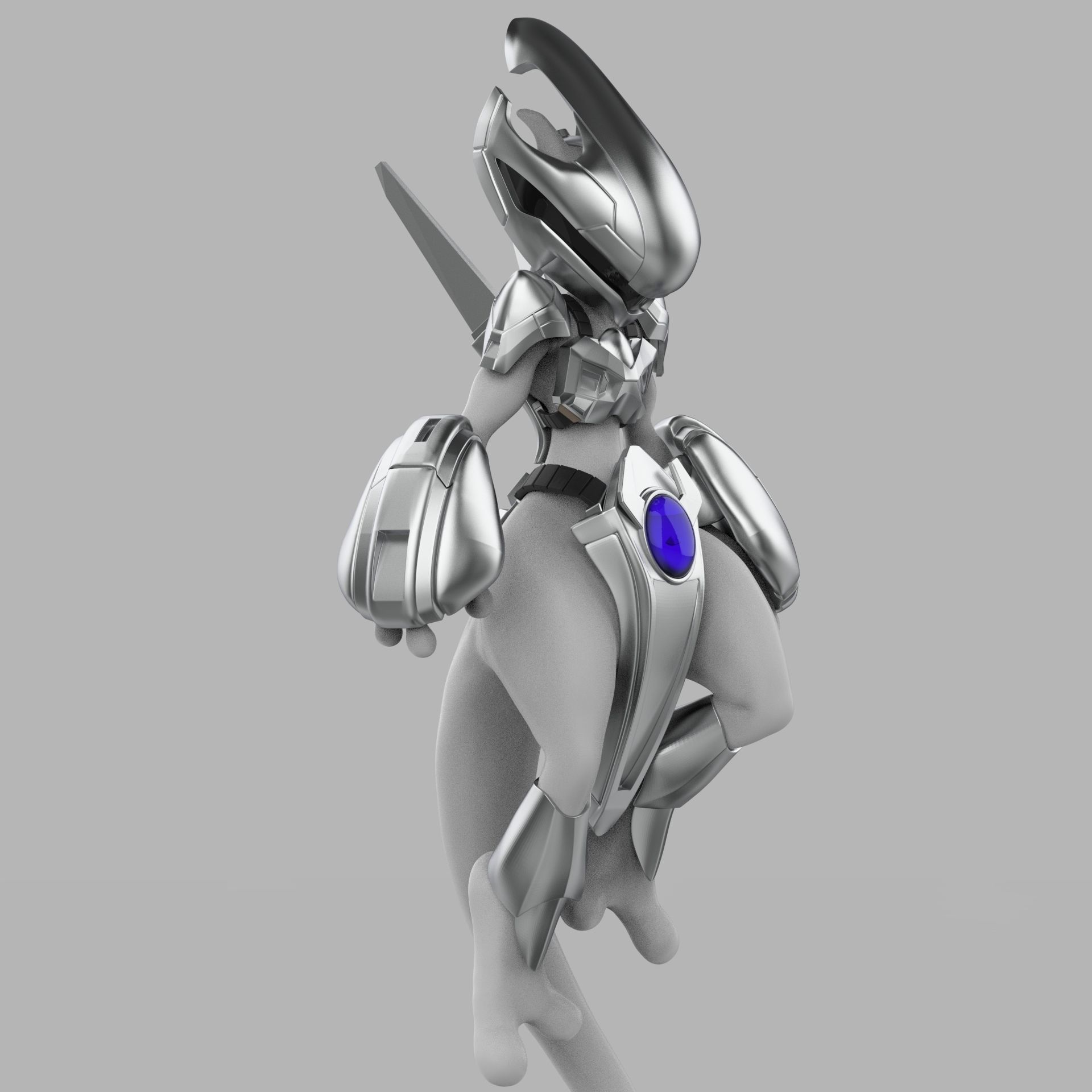Cyber Mewtwo on Birth Chamber Capsule 3D model 3D printable | CGTrader