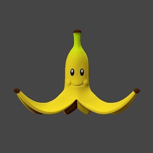 Banana Mario 3D model 3D printable | CGTrader