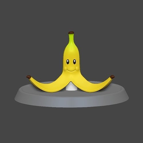 Banana Based Mario 3D model 3D printable | CGTrader
