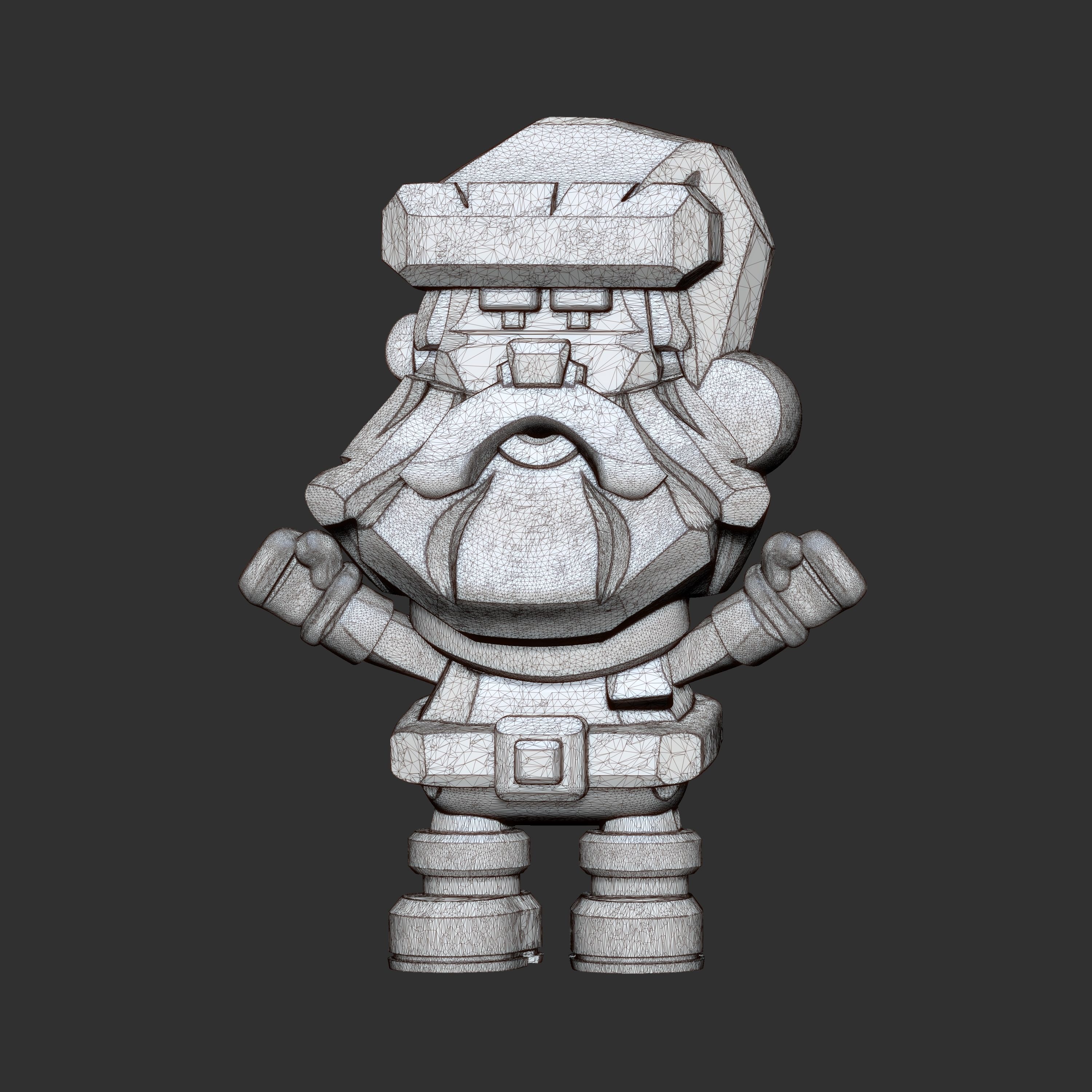 Santa Claus 3D Printable Miniature 3D model 3D printable | CGTrader