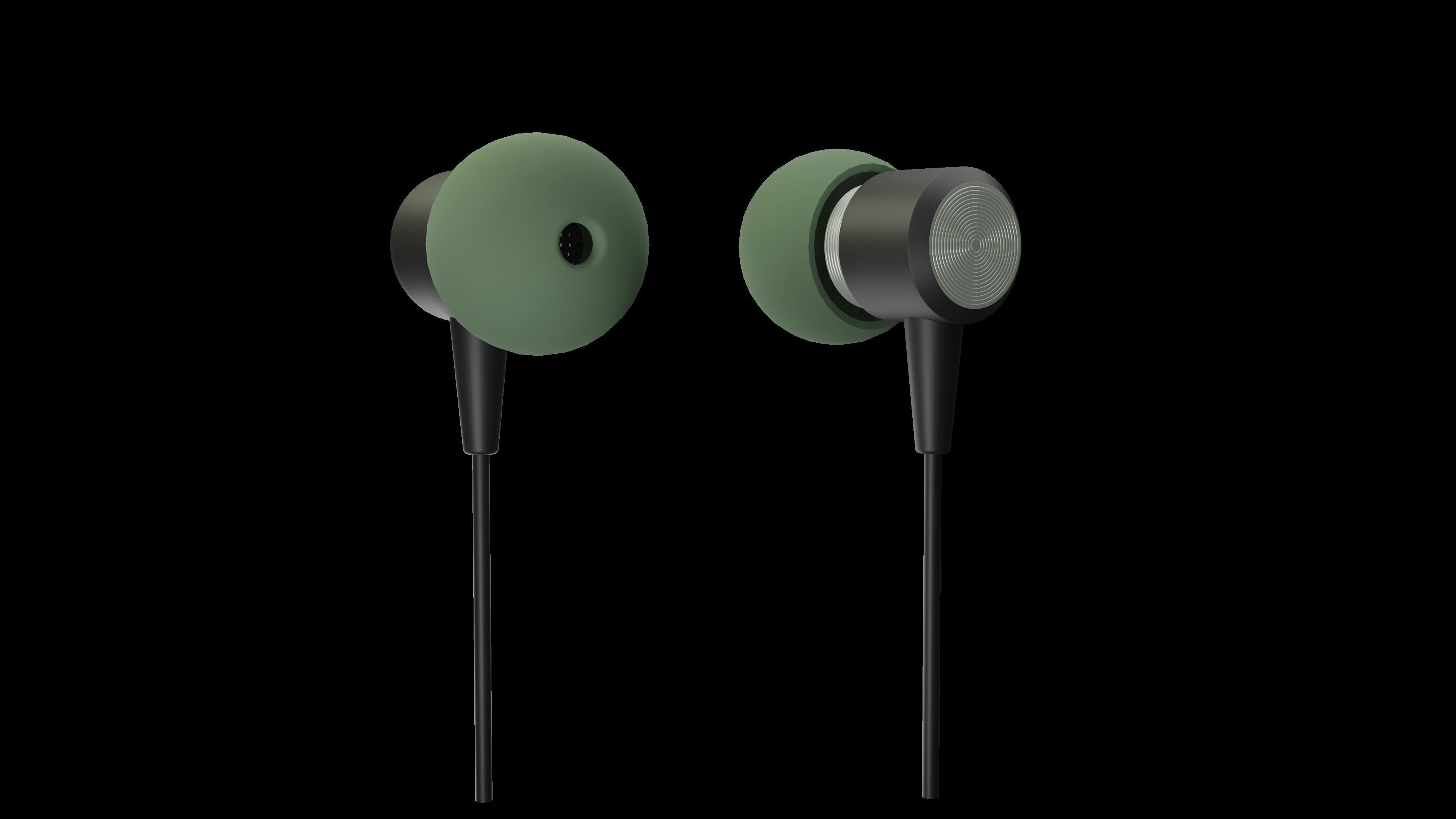 3D model Earphone head low poly 3d model VR / AR / low-poly | CGTrader