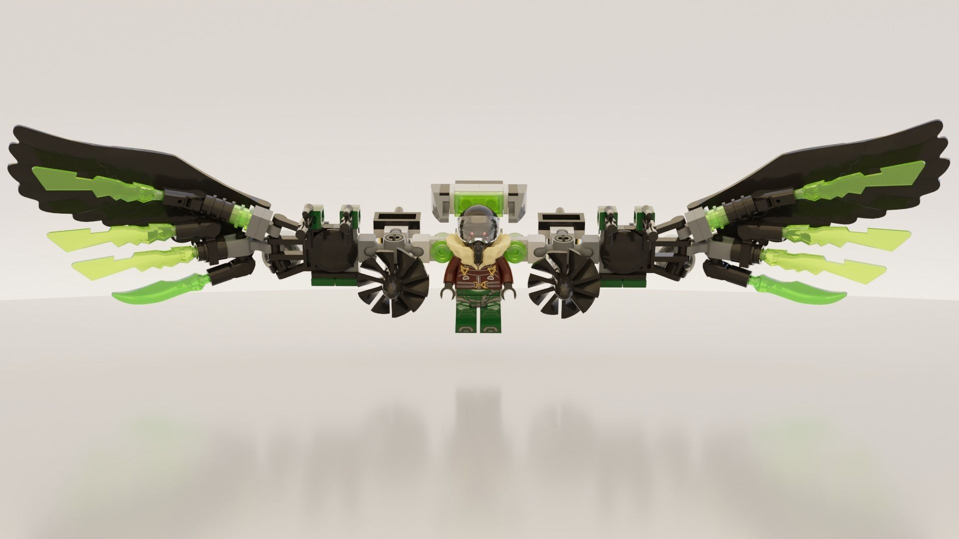 Lego Vulture mini pack 3D model | CGTrader