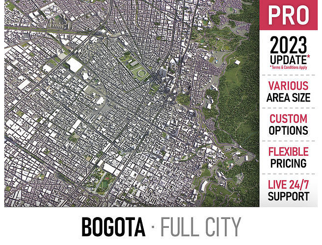 3D model Bogota VR / AR / low-poly | CGTrader