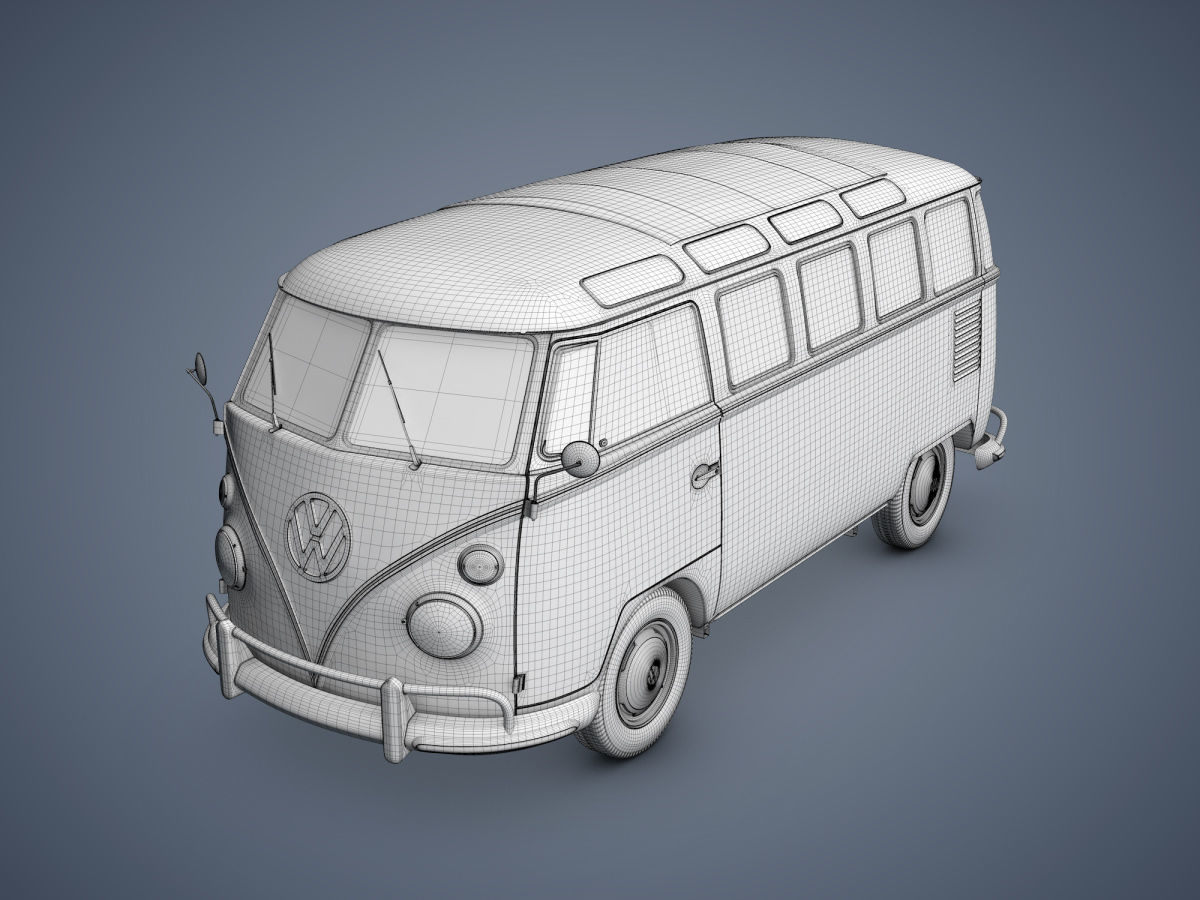 Volkswagen T1 3D model | CGTrader