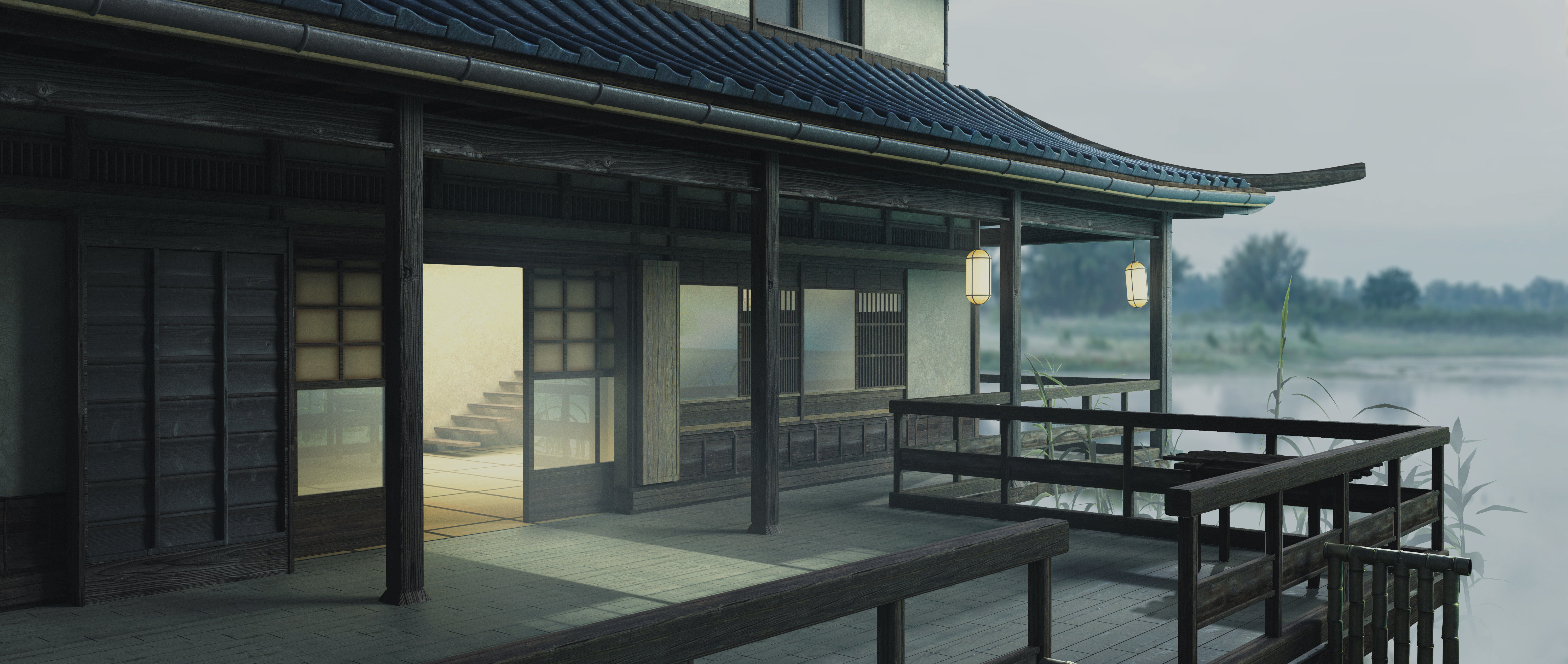 Japanese House 3D model | CGTrader