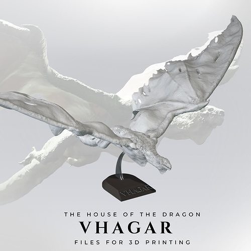 Vhagar from The House of the Dragon 3D model 3D printable | CGTrader