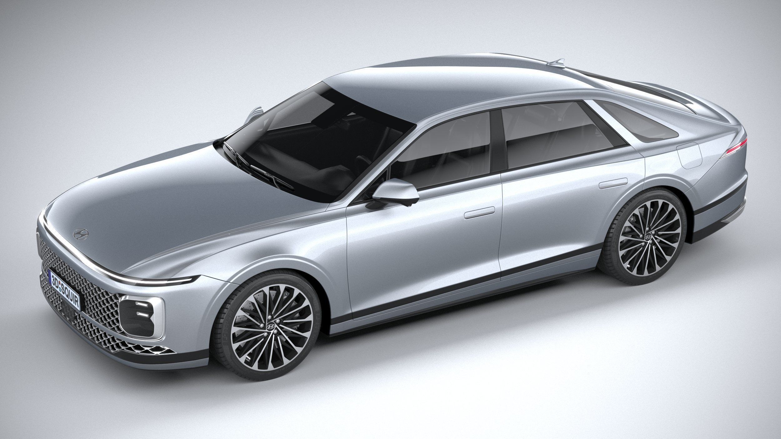 Hyundai Grandeur 2023 3D model | CGTrader
