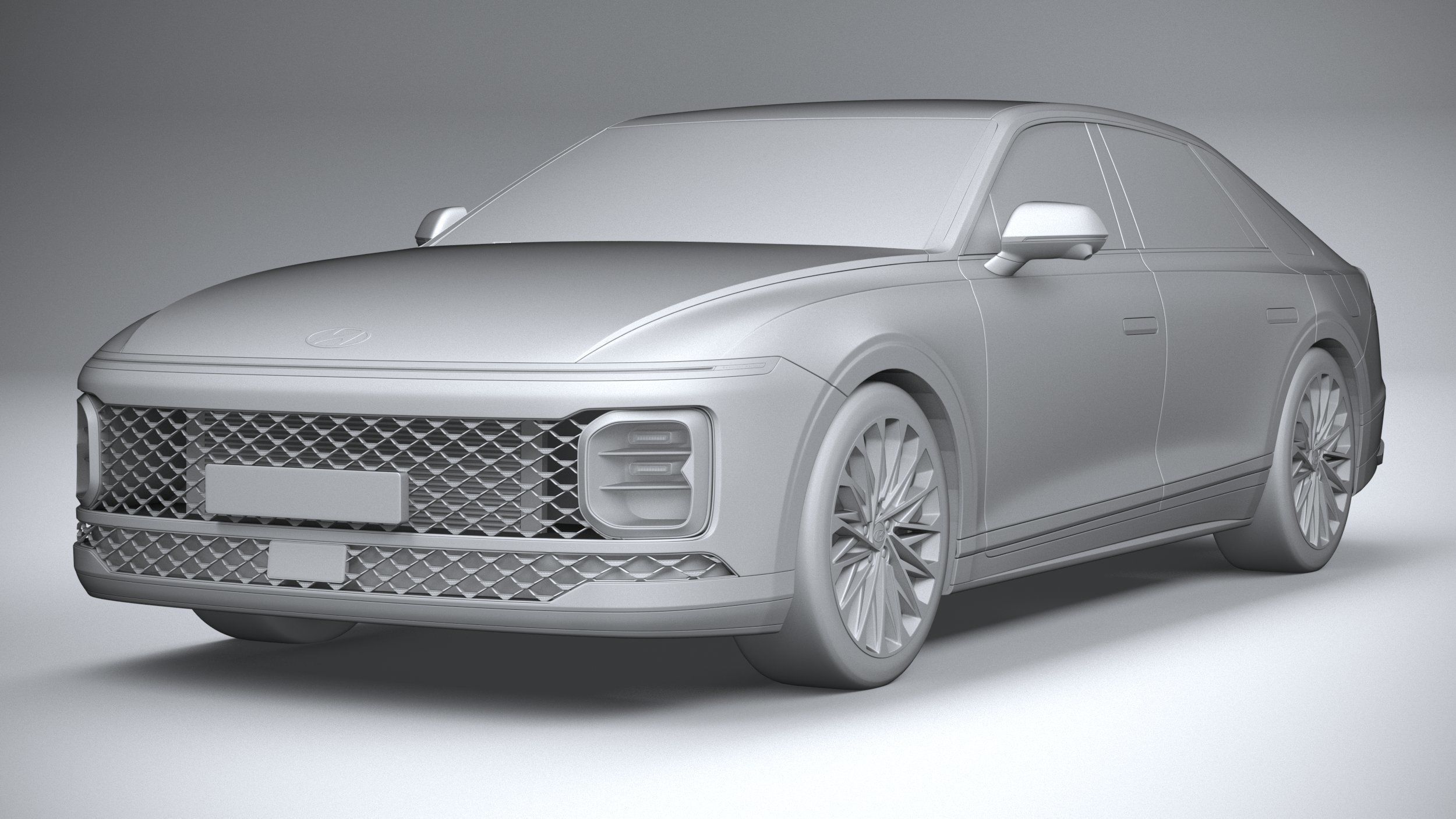 Hyundai Grandeur 2023 3D model | CGTrader
