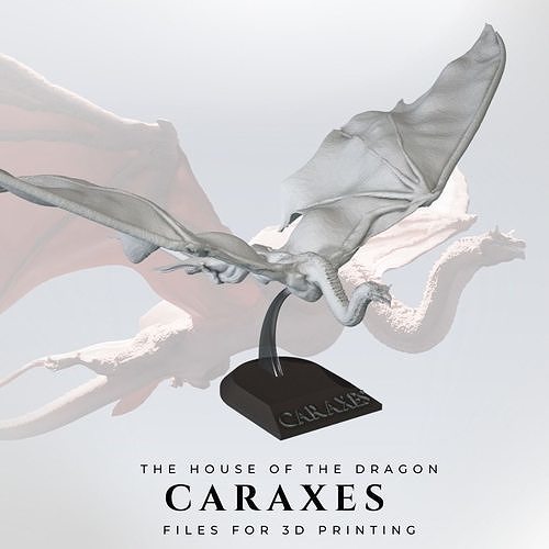 Caraxes from The House of the Dragon 3D model 3D printable | CGTrader