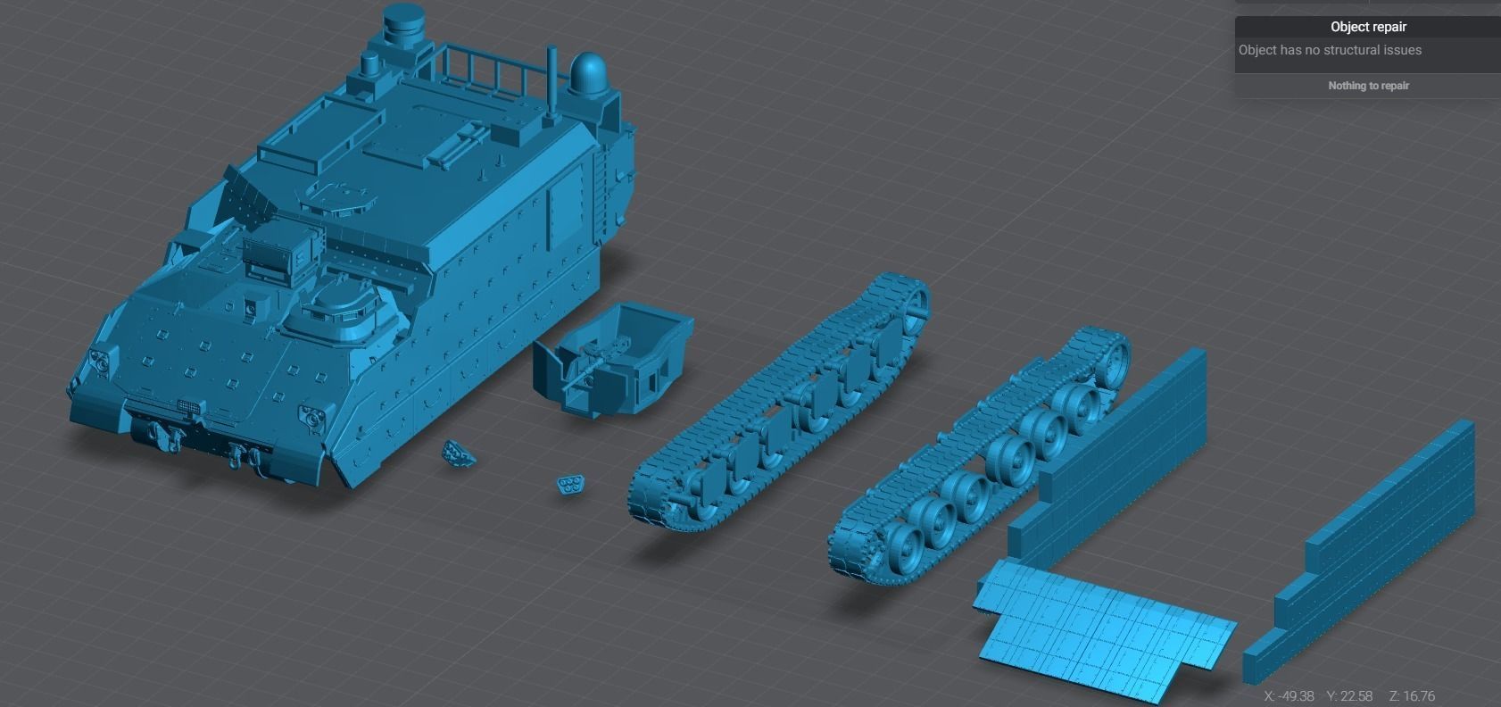 AMPV scale model 3D model 3D printable | CGTrader
