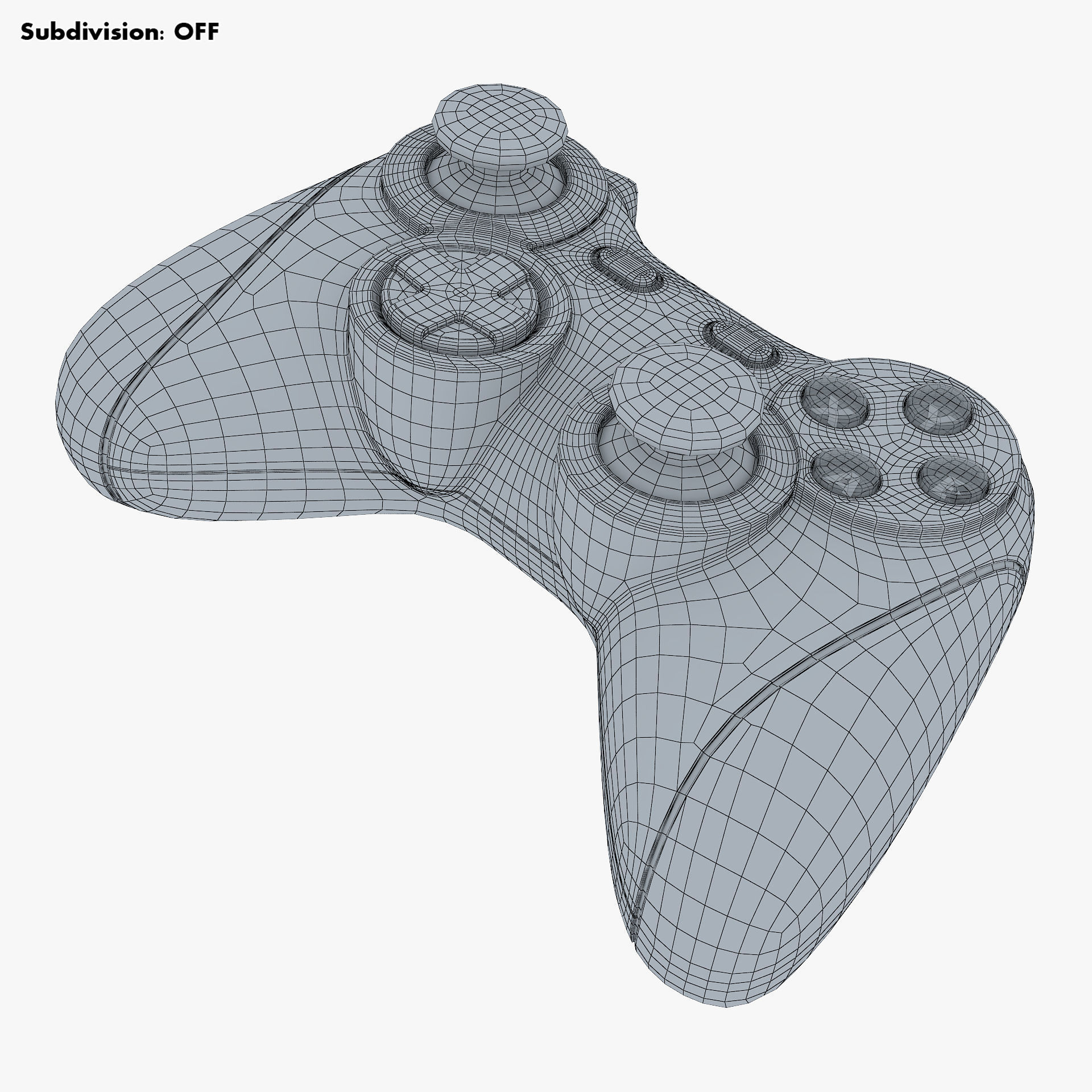 Generic Video Game Controller M 4 3D model | CGTrader