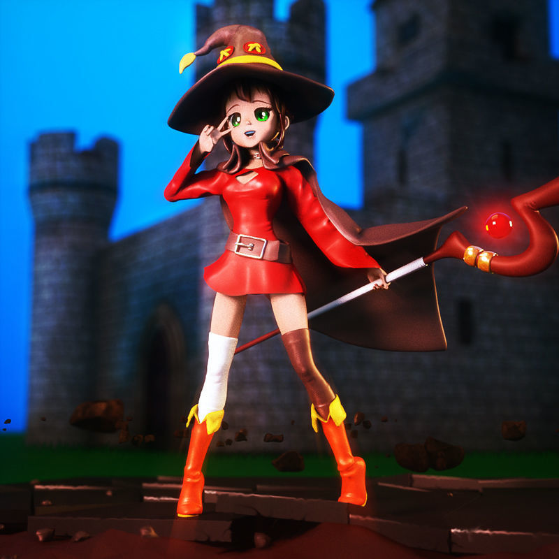 Anime Girl Sinon Collection for Poser 6 and above 3D model rigged ...