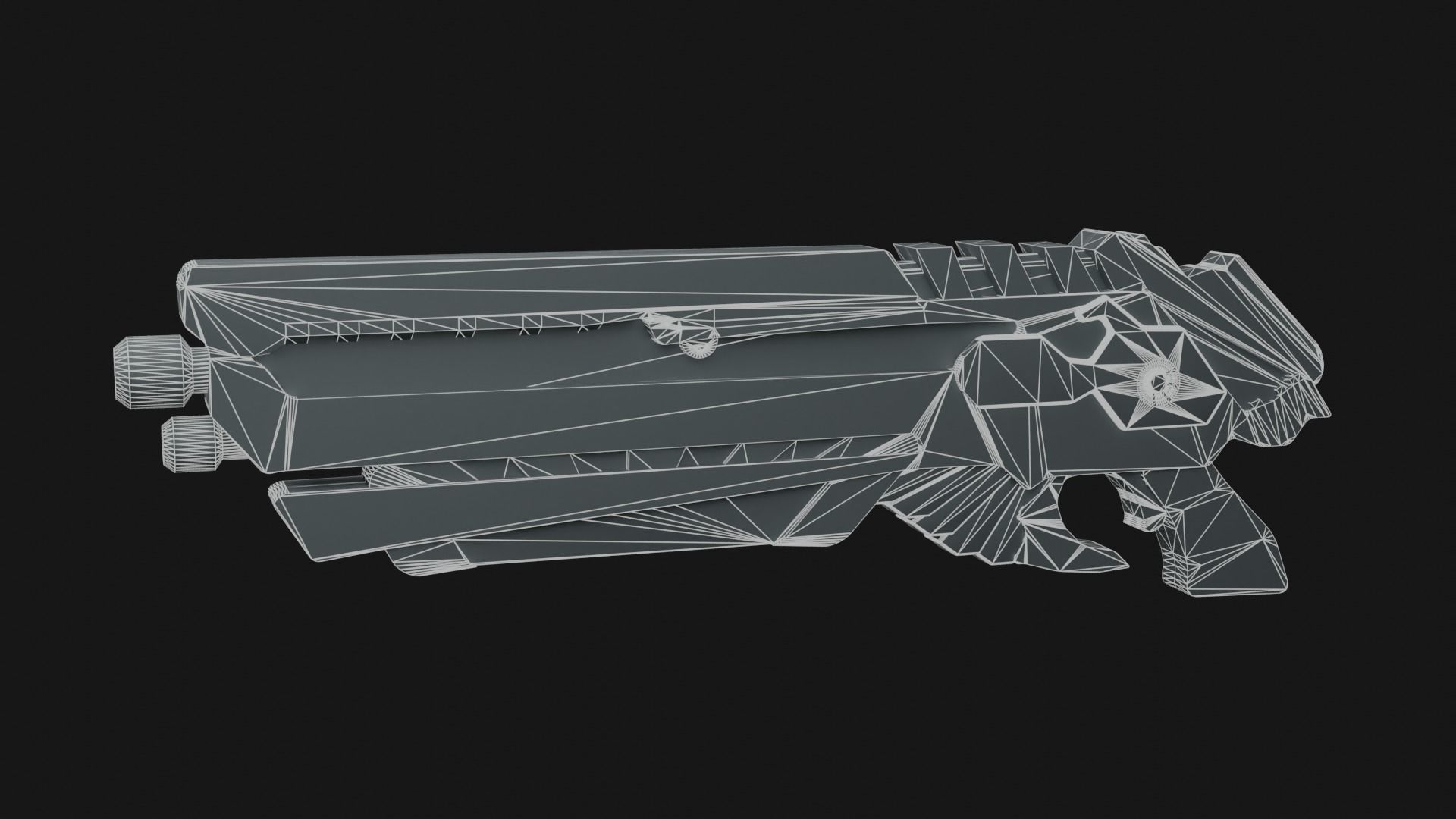 Apocalyptic Gun 3D model | CGTrader