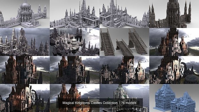 Magical Kingdoms Castles Collection | CGTrader