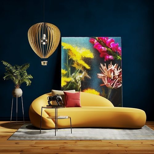 Interior design scene 3D 3D model | CGTrader