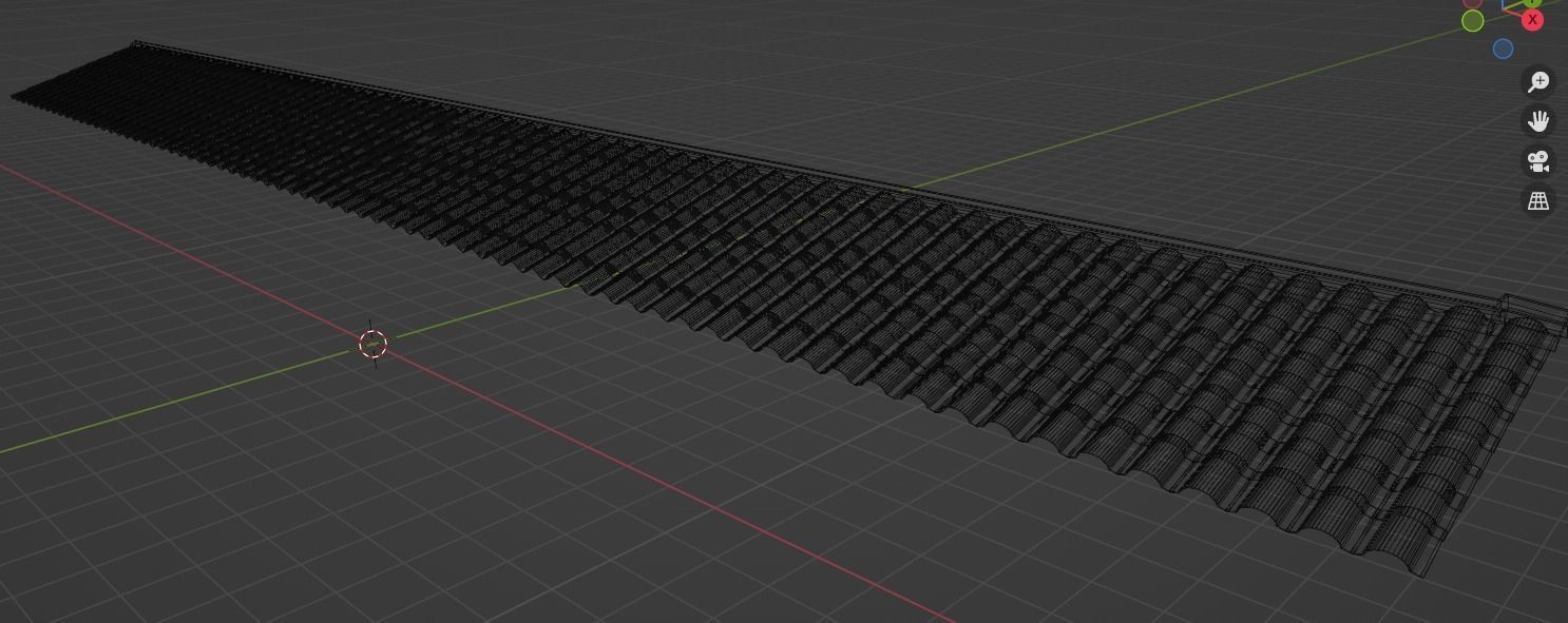 Roof tiles 3D model | CGTrader