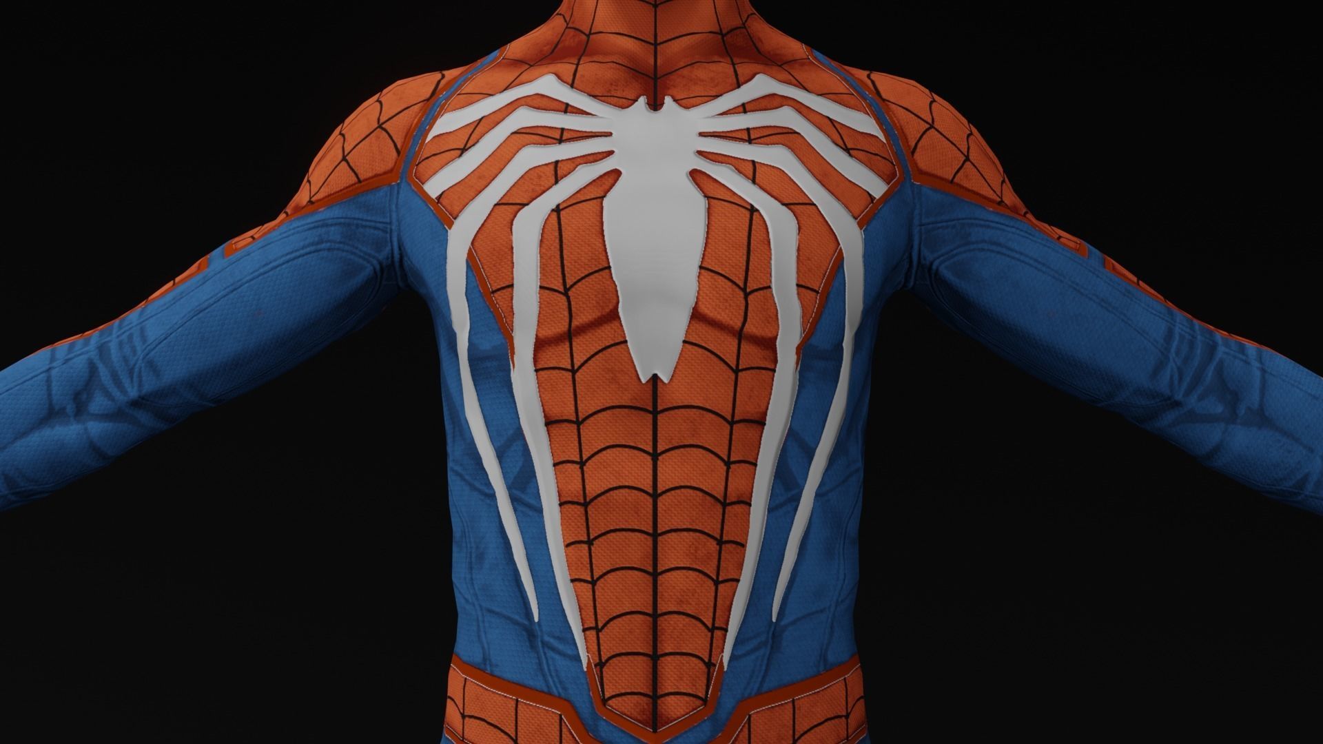 3D model Spider Man 3D model with RGB and animation VR / AR / low-poly ...