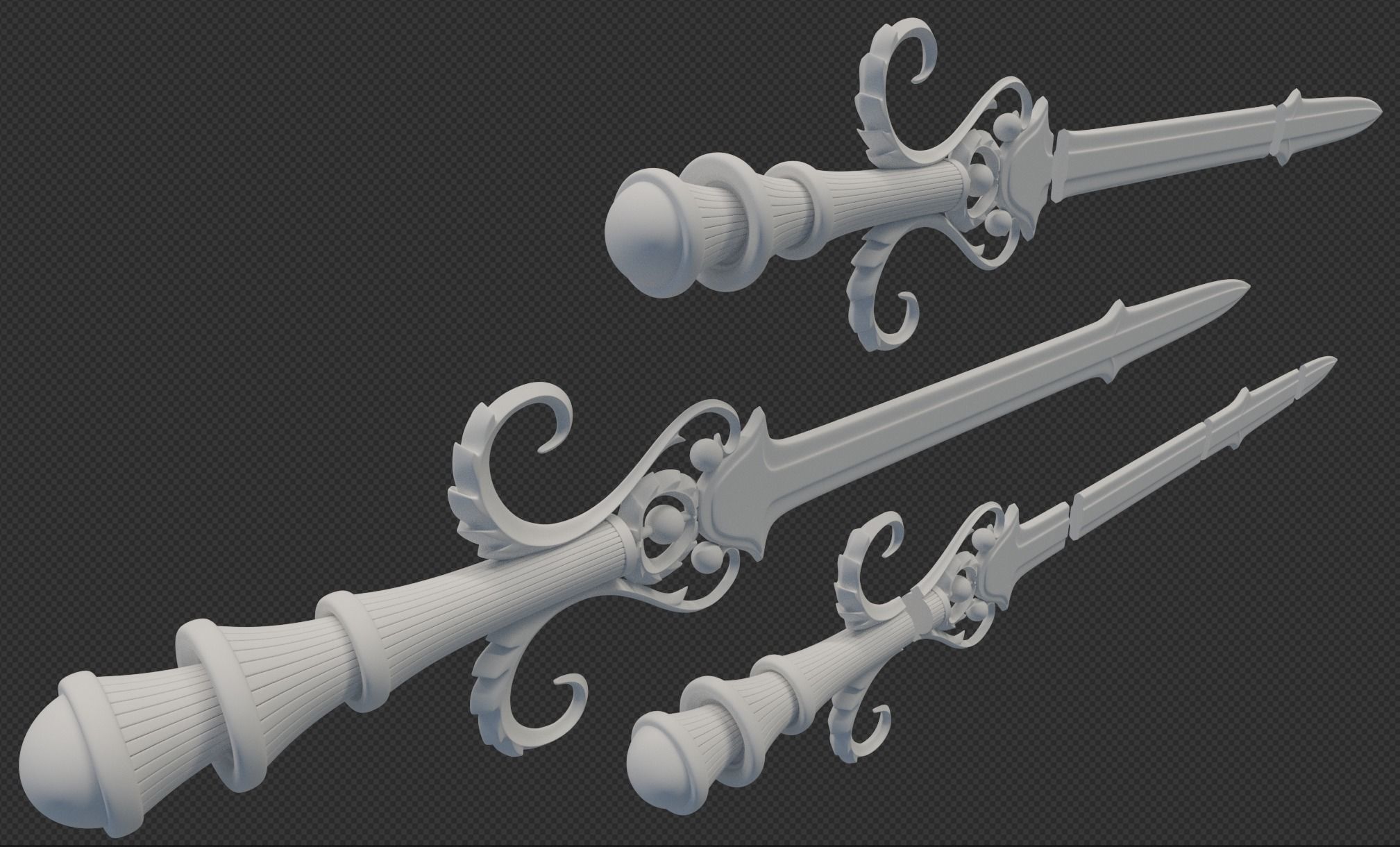 Sword of the Six Sages Legend of Zelda Twilight princess 3D model 3D ...