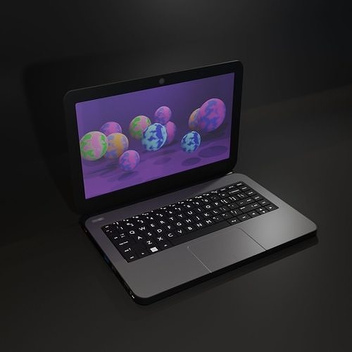 Laptop 3D model | CGTrader