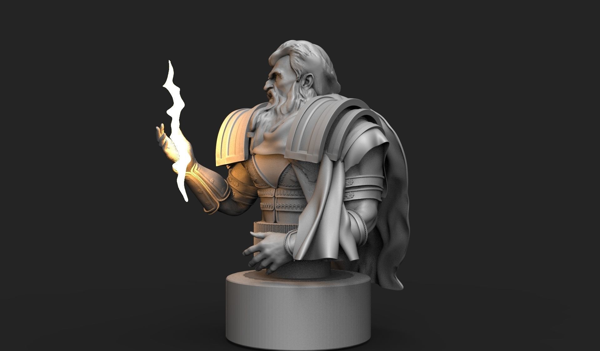 Zeus Design and sculpt 3D model 3D printable | CGTrader