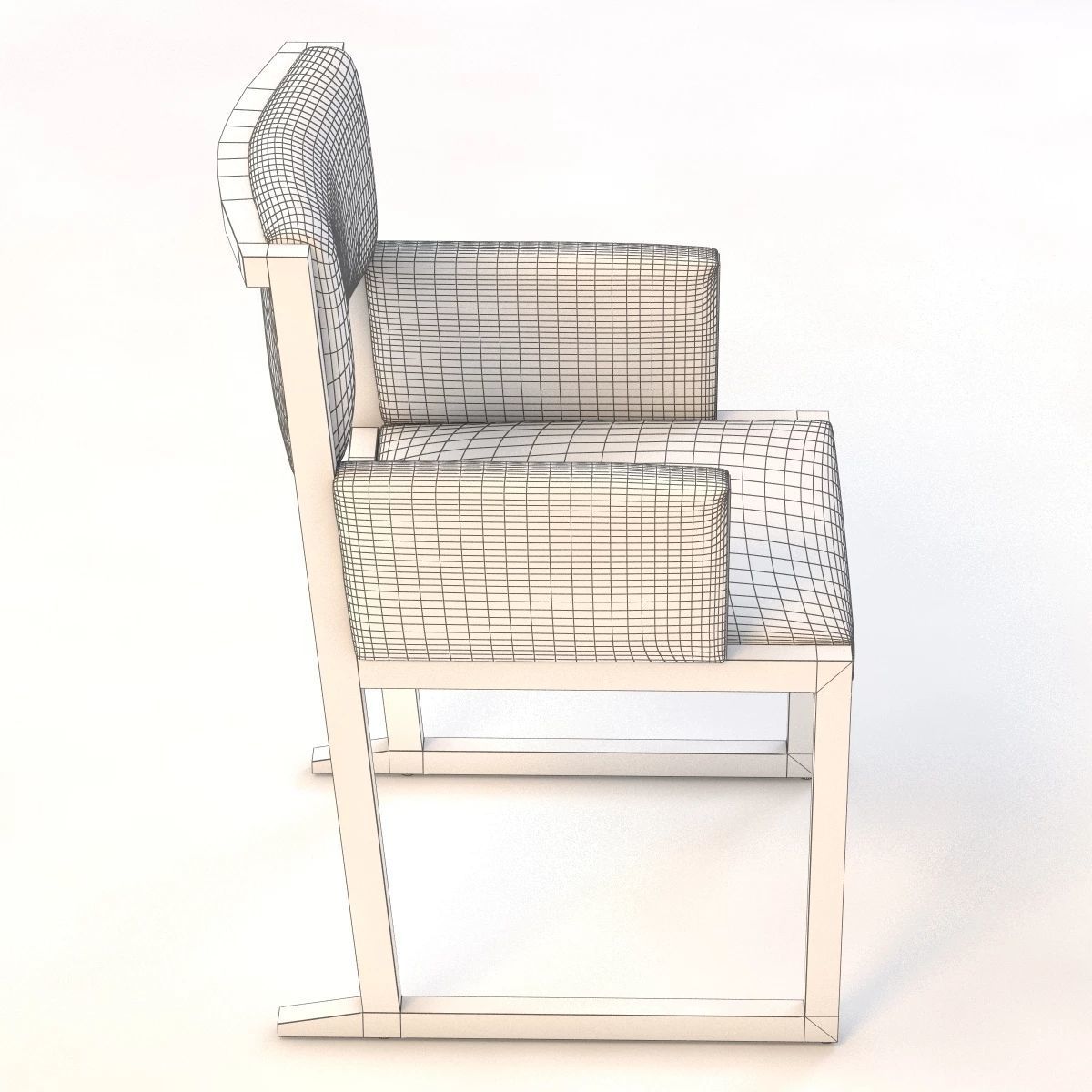 Emily Arm Dining Chair 3D model | CGTrader