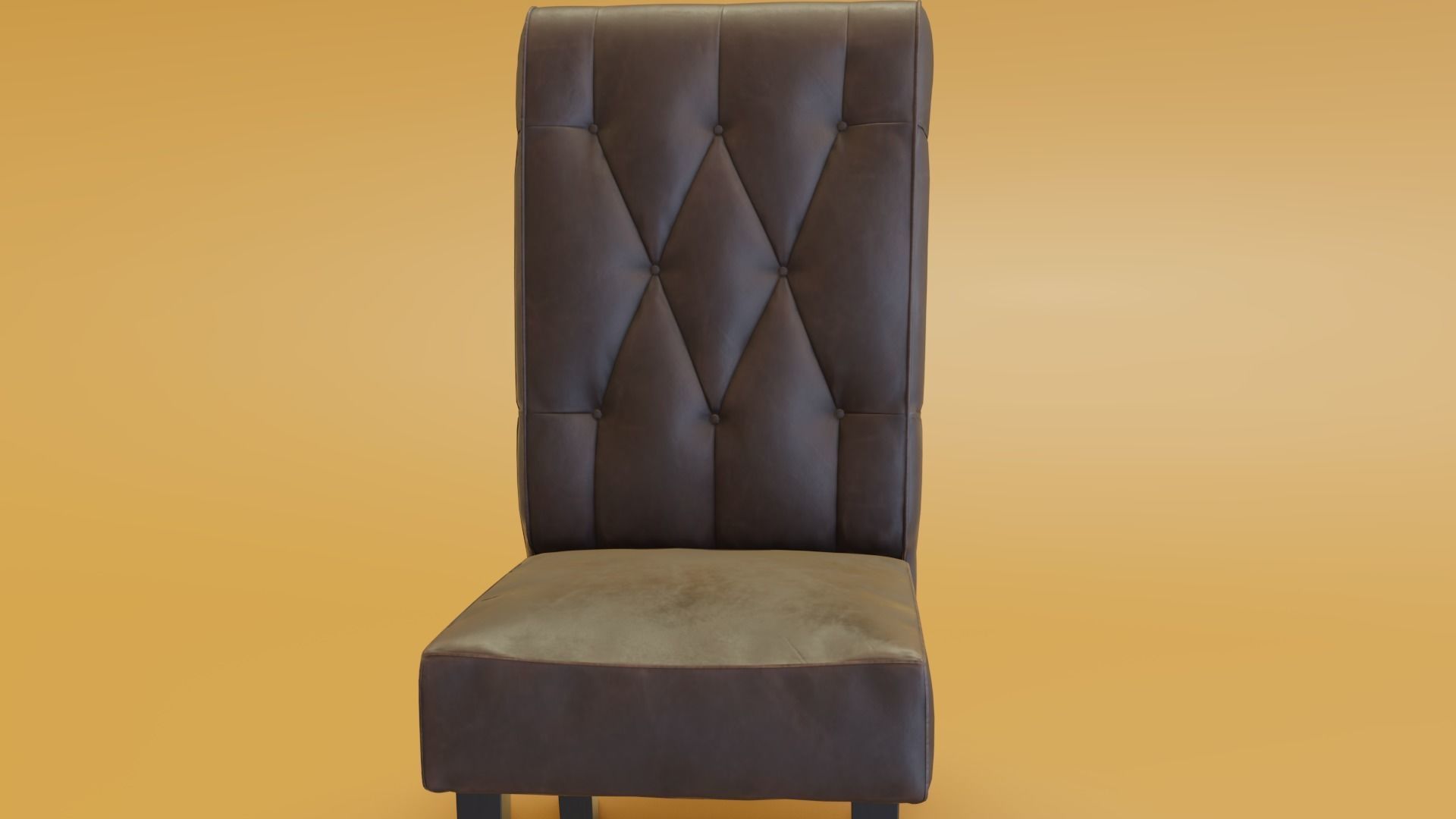 Dining chair high quality 3D model | CGTrader
