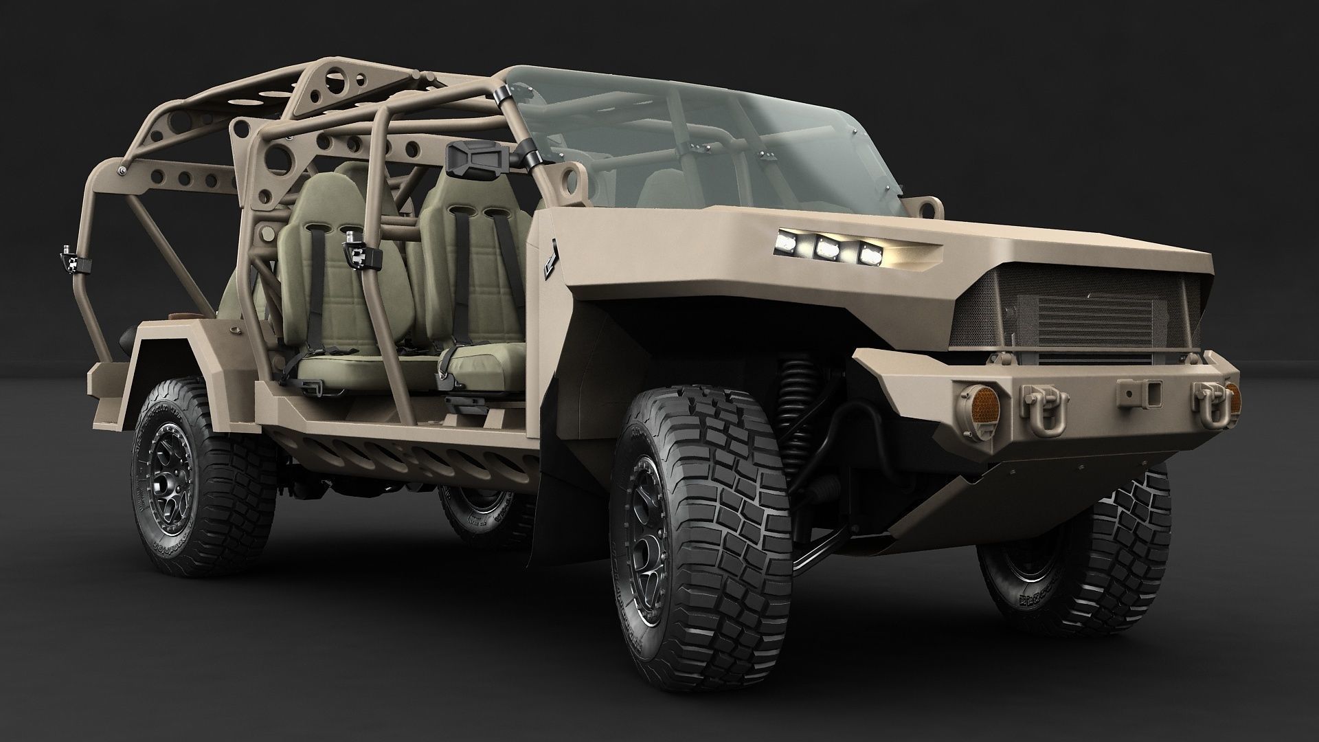 Chevy Colorado ZR2 military ISV 3D model | CGTrader