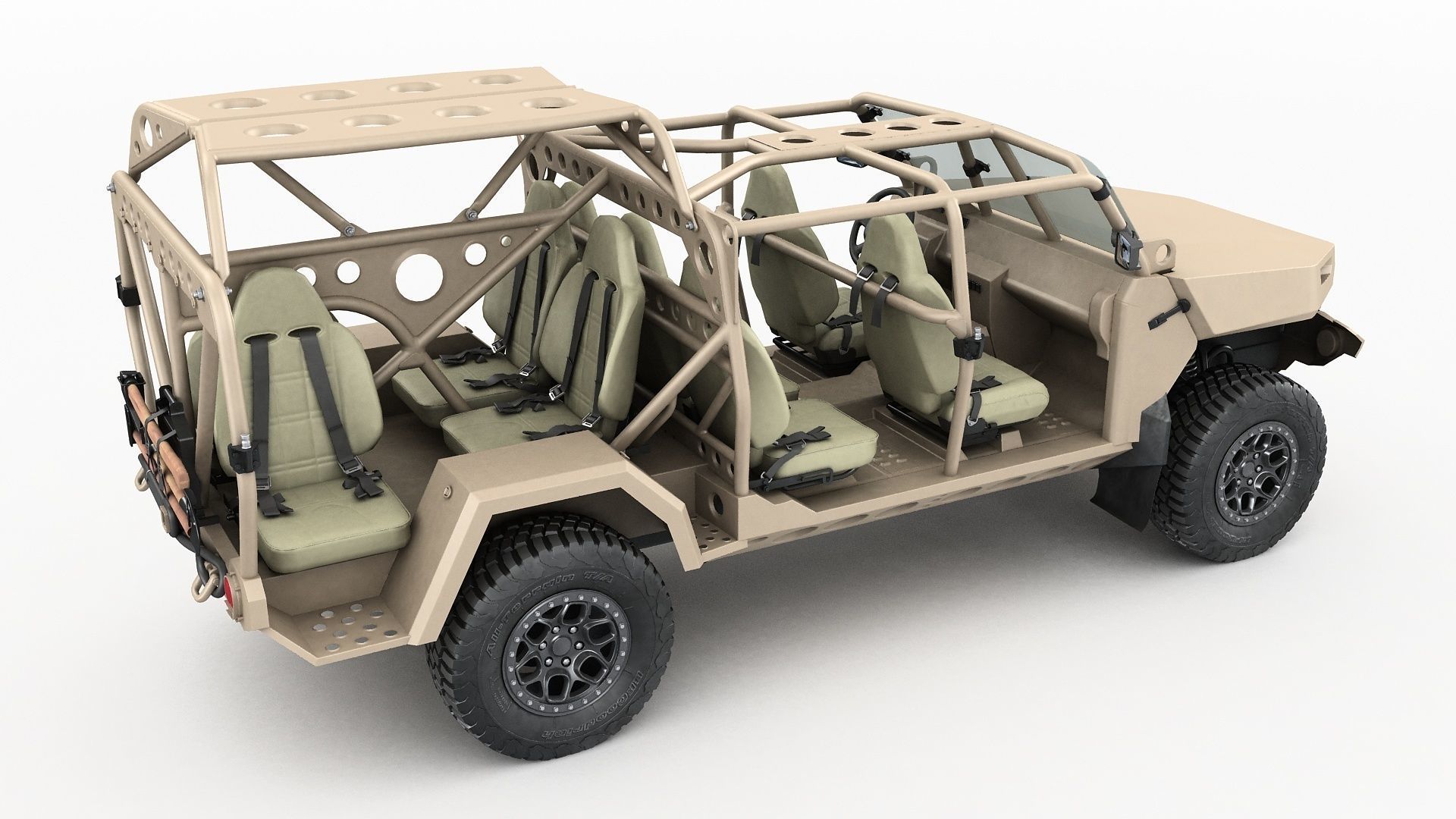Chevy Colorado ZR2 military ISV 3D model | CGTrader