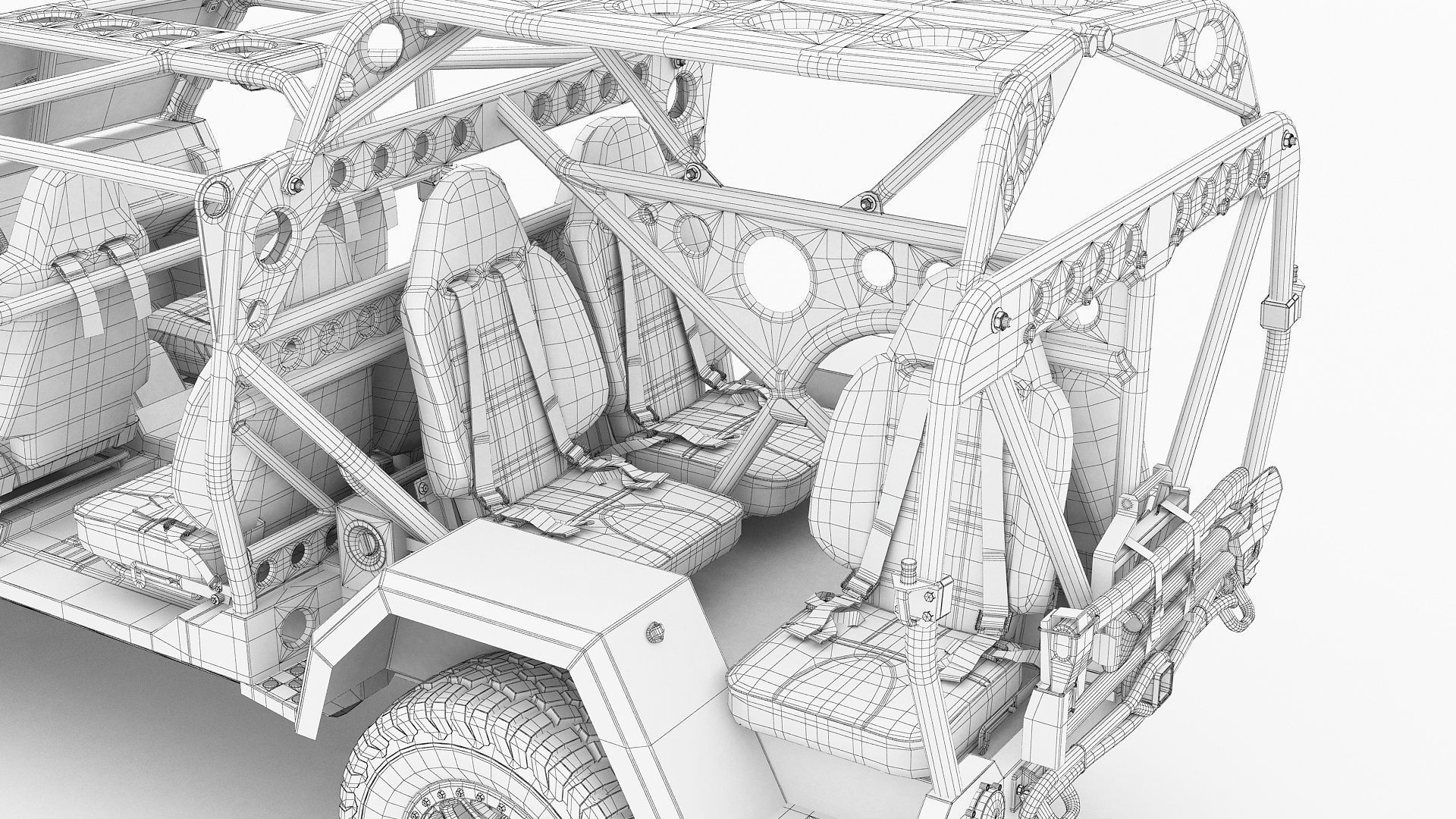 Chevy Colorado ZR2 military ISV 3D model | CGTrader