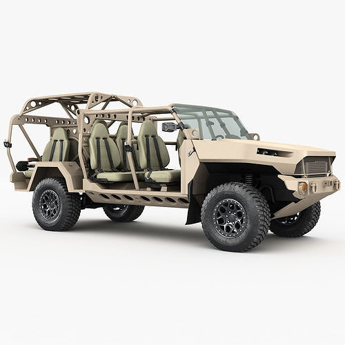 Chevy Colorado ZR2 military ISV 3D model | CGTrader