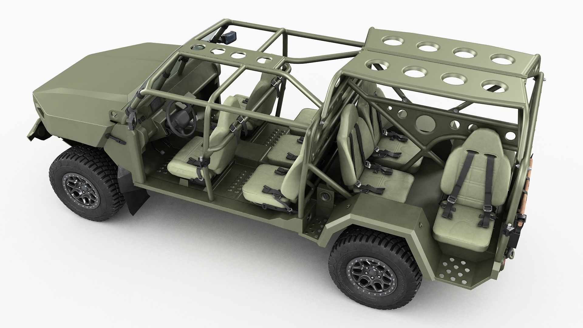 Chevy Colorado ZR2 military ISV 3D model | CGTrader