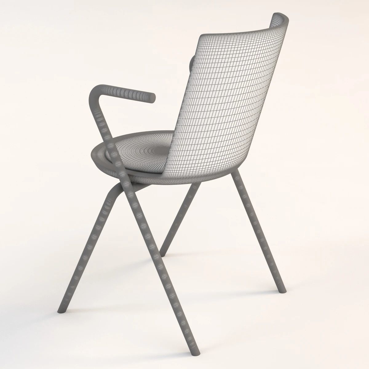 Fredericia Acme Polypropylene Armchair 3D model | CGTrader