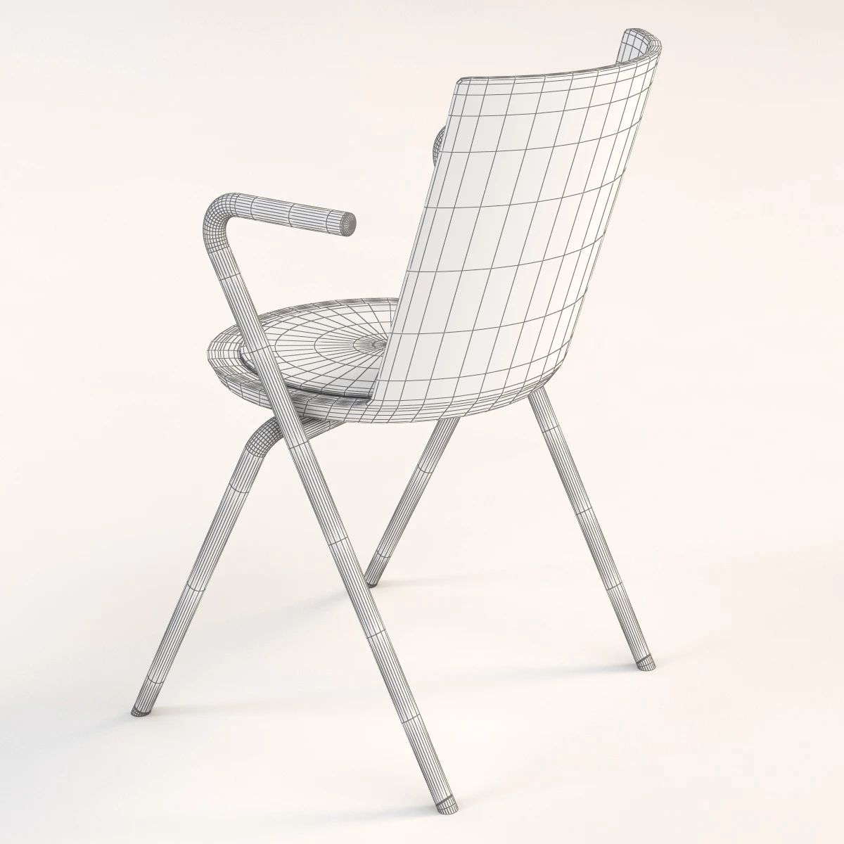 Fredericia Acme Polypropylene Armchair 3D model | CGTrader