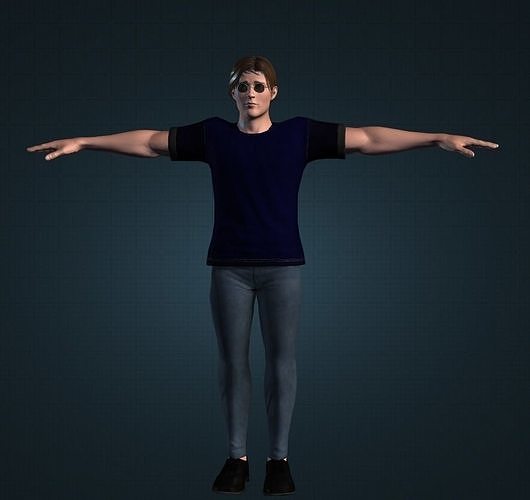 3D Male character 3D model | CGTrader