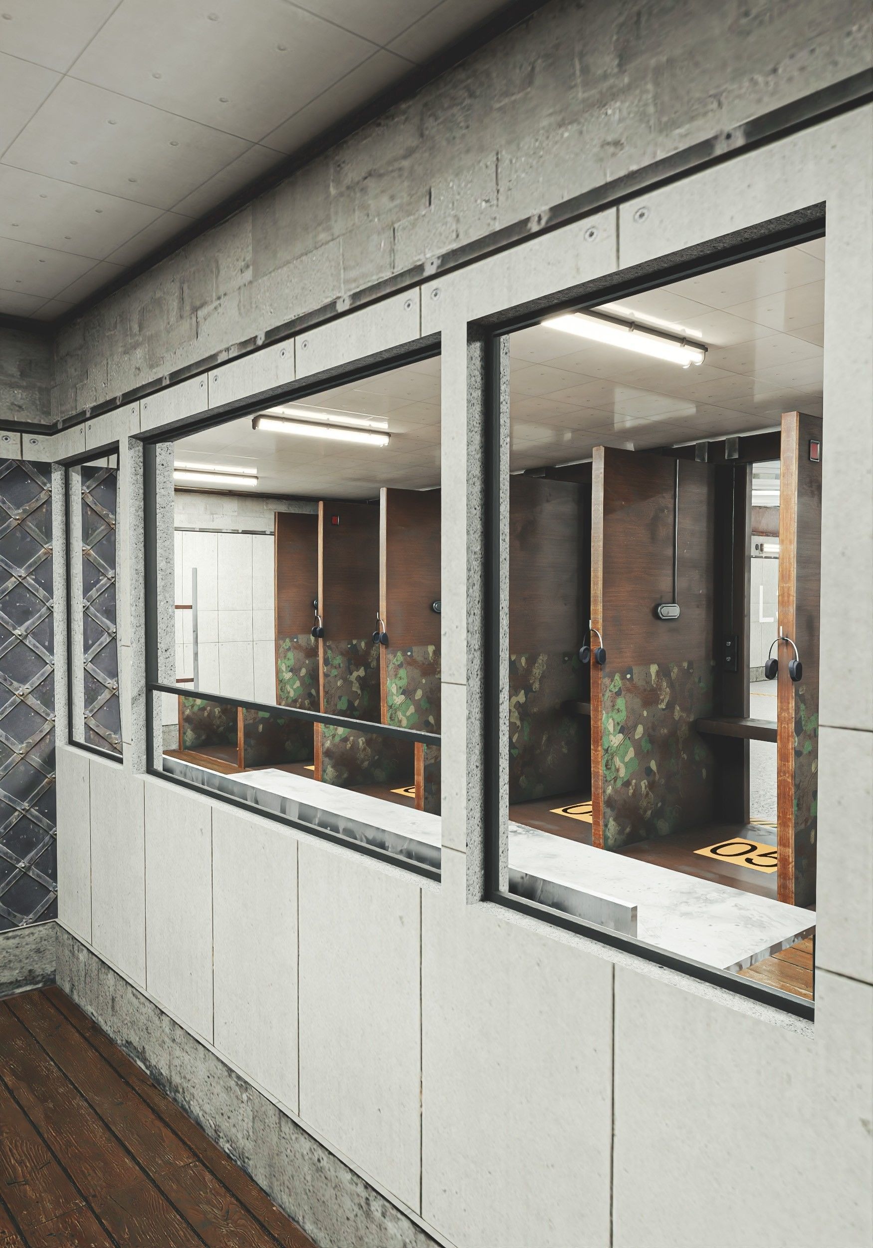 3D model Gun Ranges Room VR / AR / low-poly | CGTrader