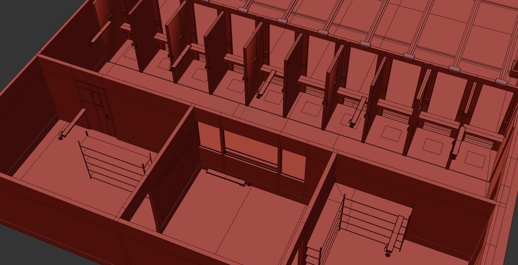 3D model Gun Ranges Room VR / AR / low-poly | CGTrader