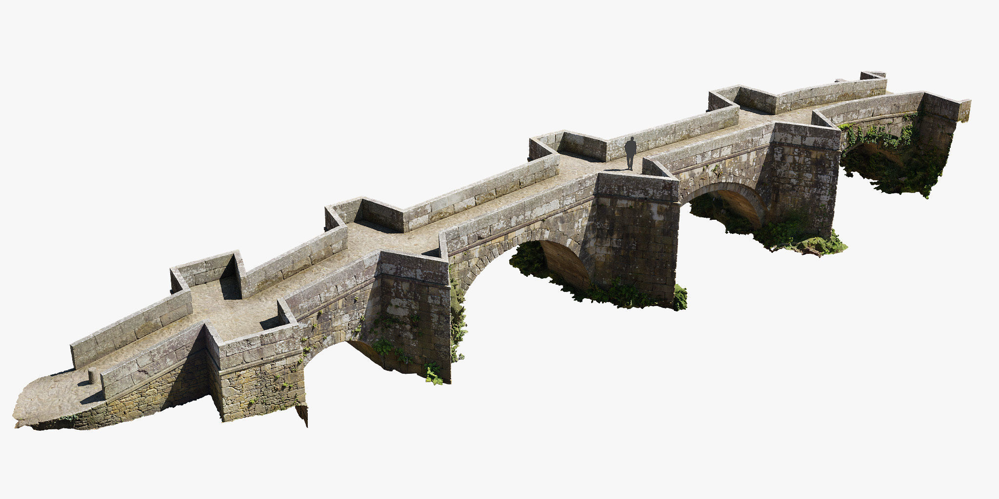 Old Roman Stone Bridge Medieval 3D model | CGTrader