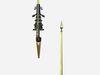 3D model SciFi War Lance A05 Black Yellow - Sci Fi Weapon Design VR ...