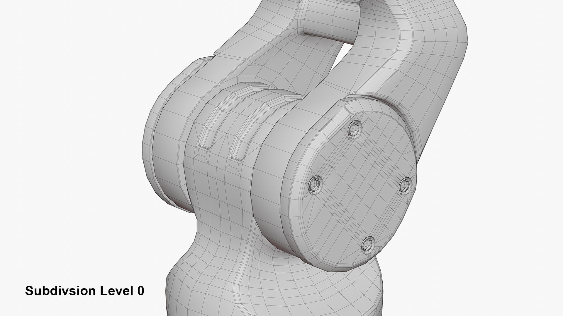 Robotic Arm 3D model rigged | CGTrader