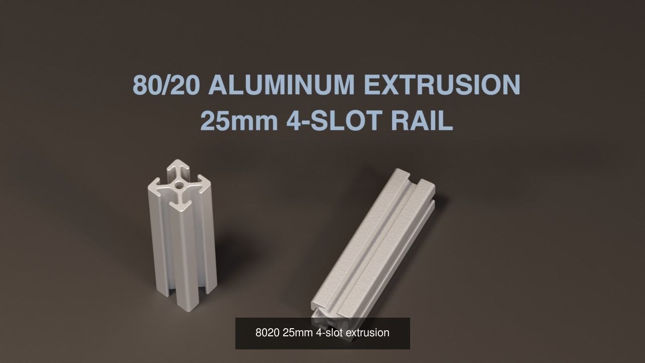 8020 Metric Aluminum Extrusions 3D Model Collection | CGTrader