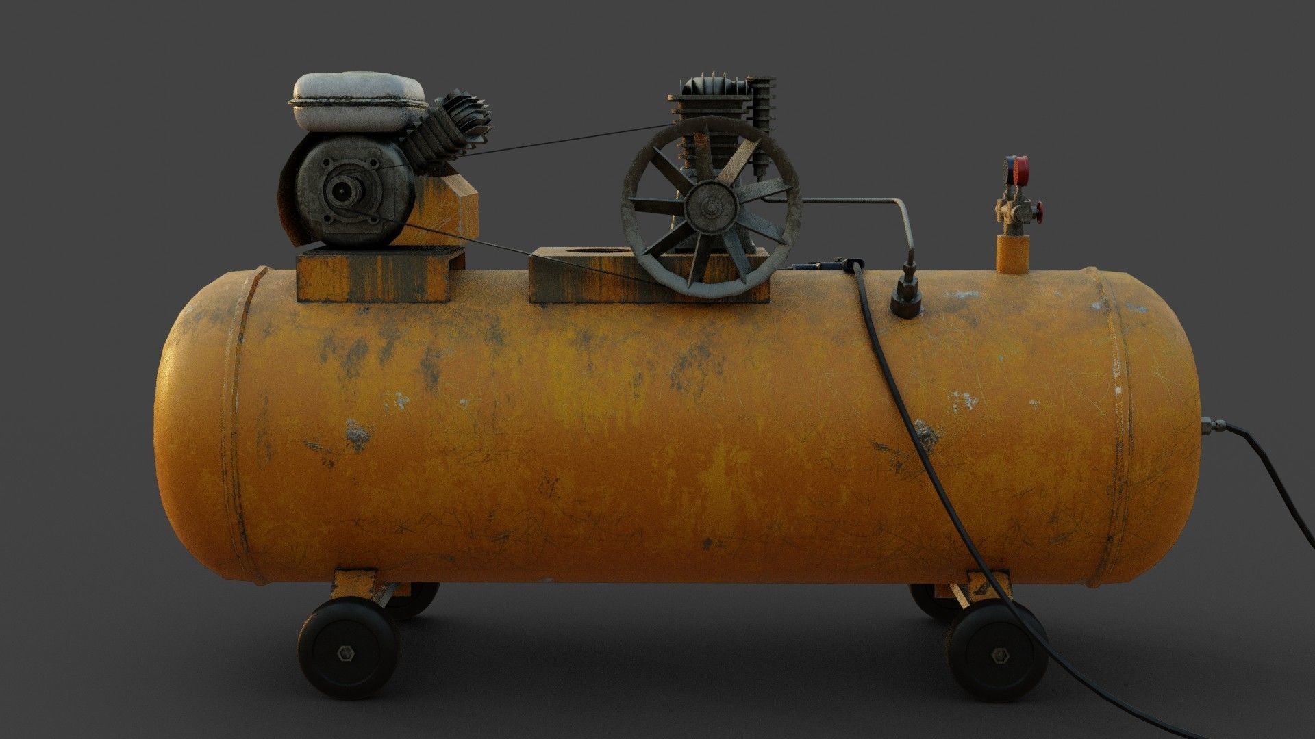 3D model Air compressor machine VR / AR / low-poly | CGTrader