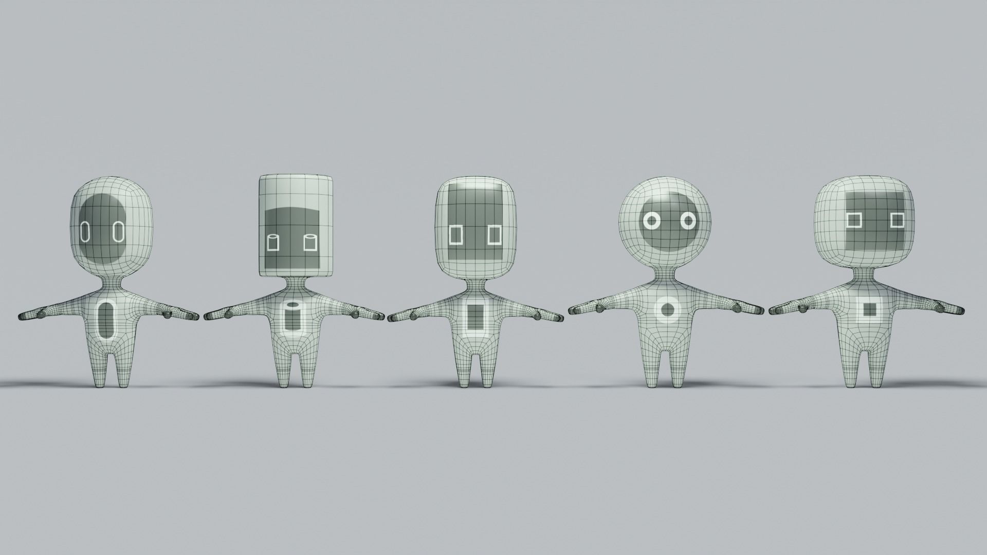 3d Model Mini Character Vr Ar Low Poly Cgtrader