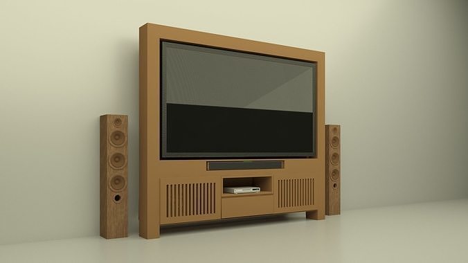 Tv Unit 3D model | CGTrader