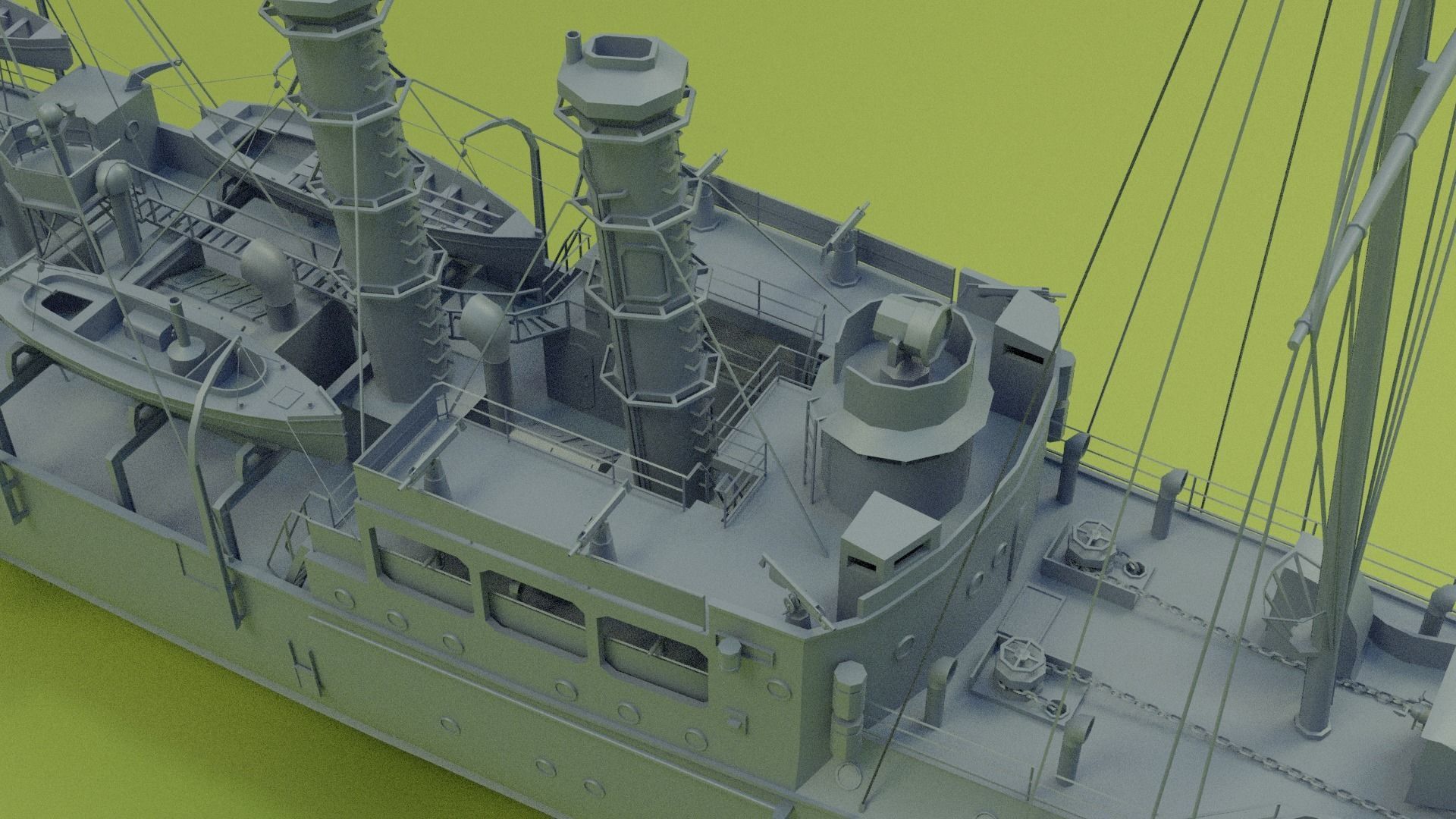 3D model Gunboat SMS Panther VR / AR / low-poly | CGTrader