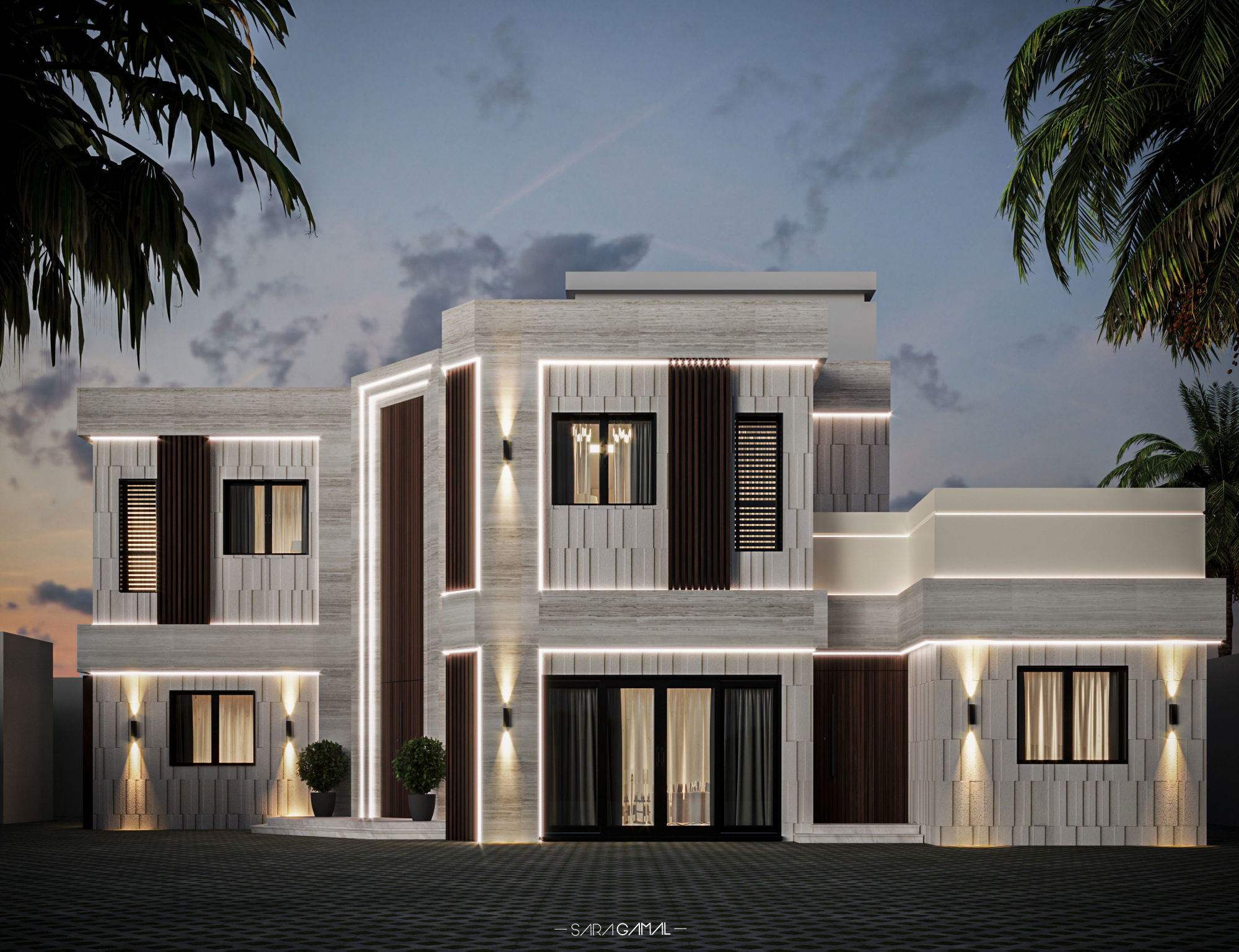 02 Modern Villa 3D model | CGTrader