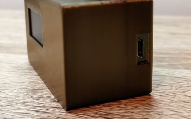 Box for 128 x 64 pixels Display with ESP32 or ESP8266 3D model 3D ...