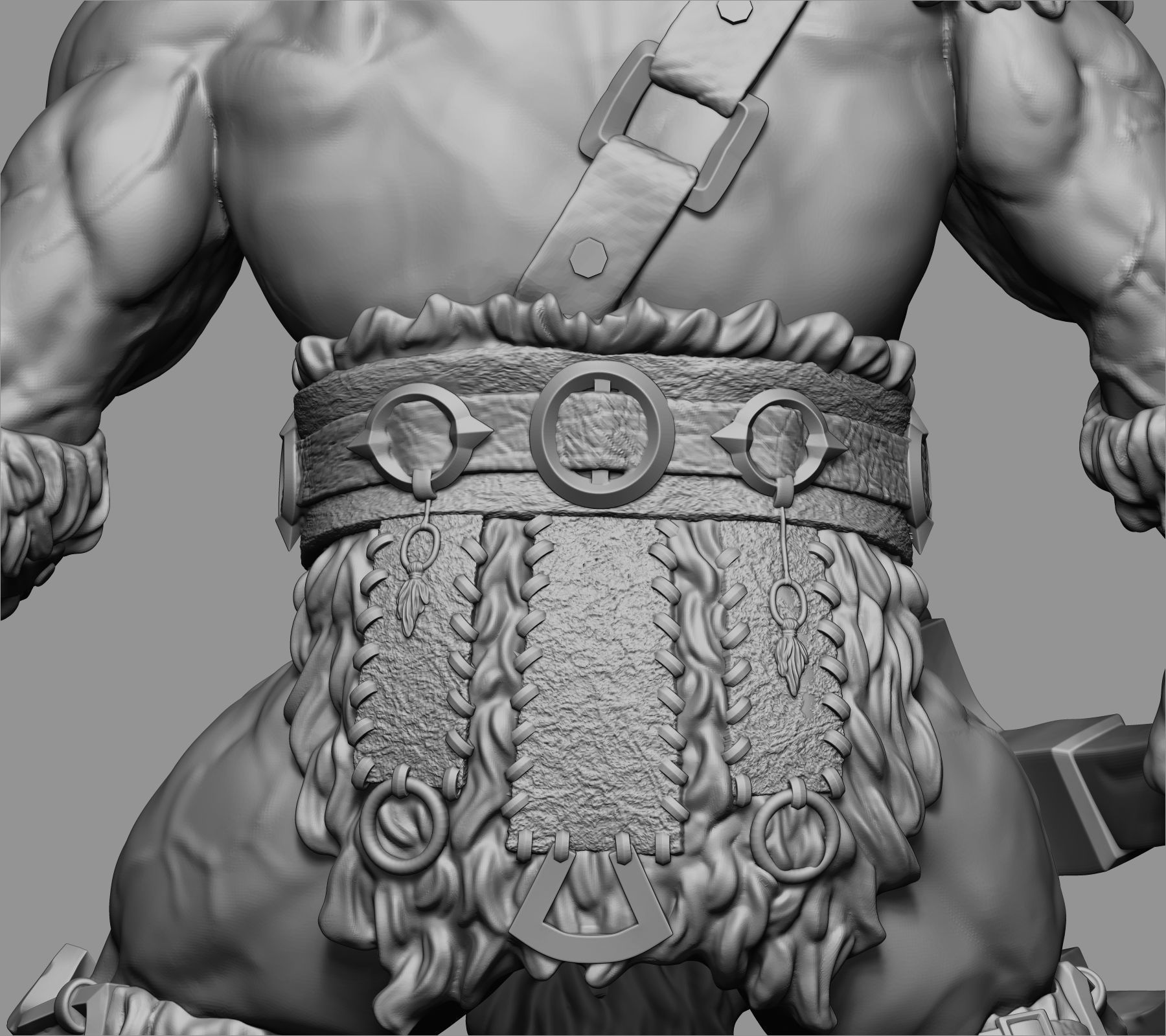 Orc Warrior 3D model 3D printable | CGTrader