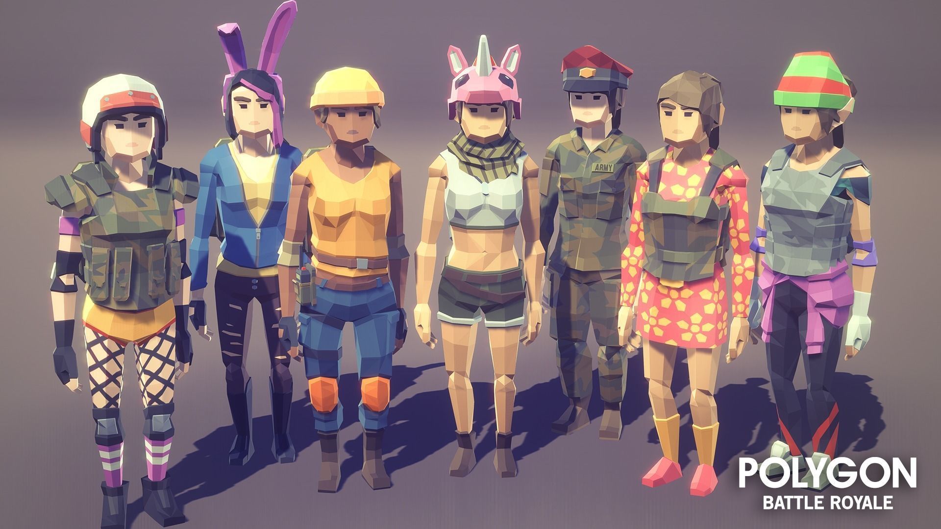 3D model POLYGON - Battle Royale VR / AR / low-poly | CGTrader