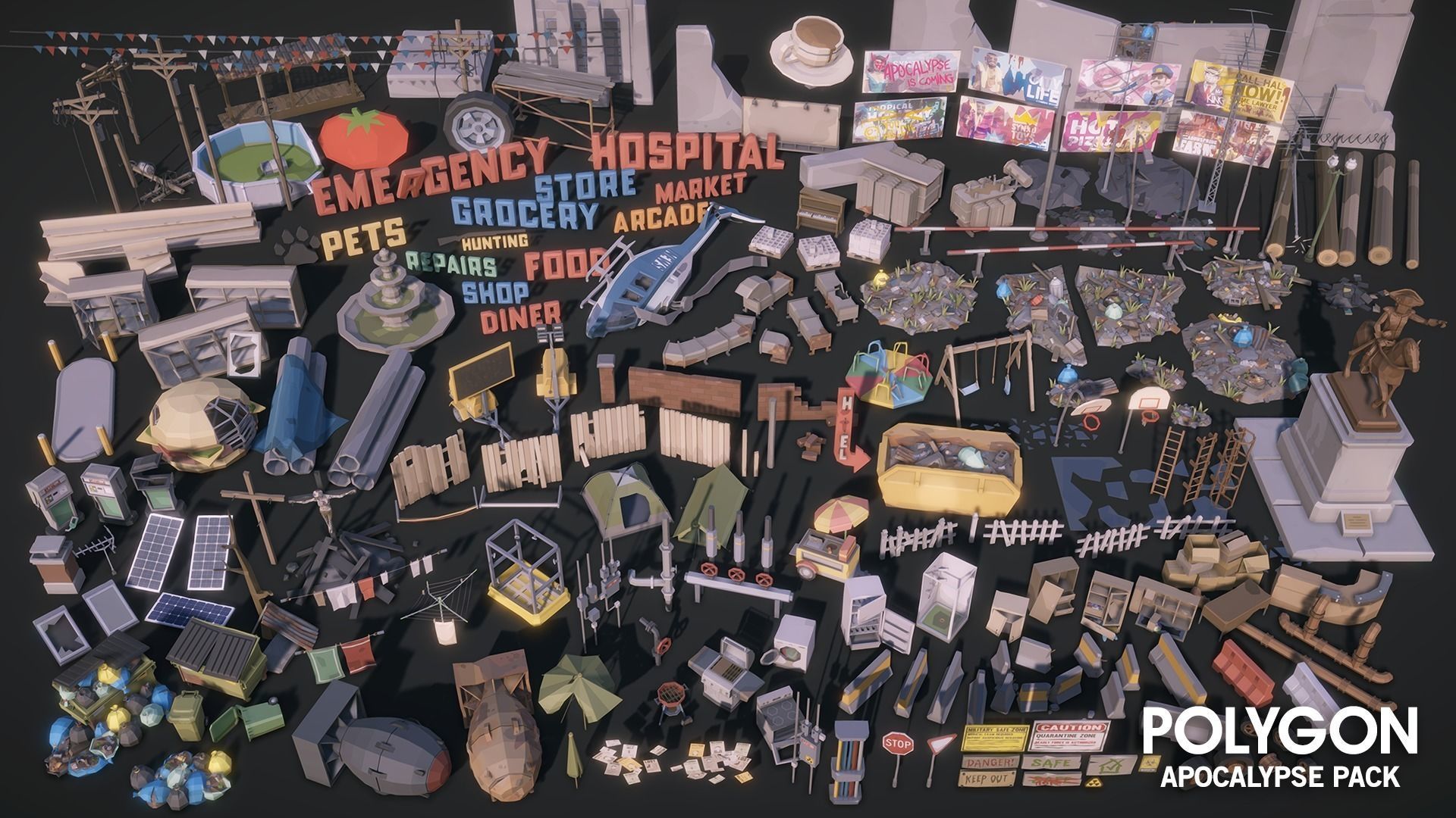 3D model POLYGON - Apocalypse VR / AR / low-poly | CGTrader