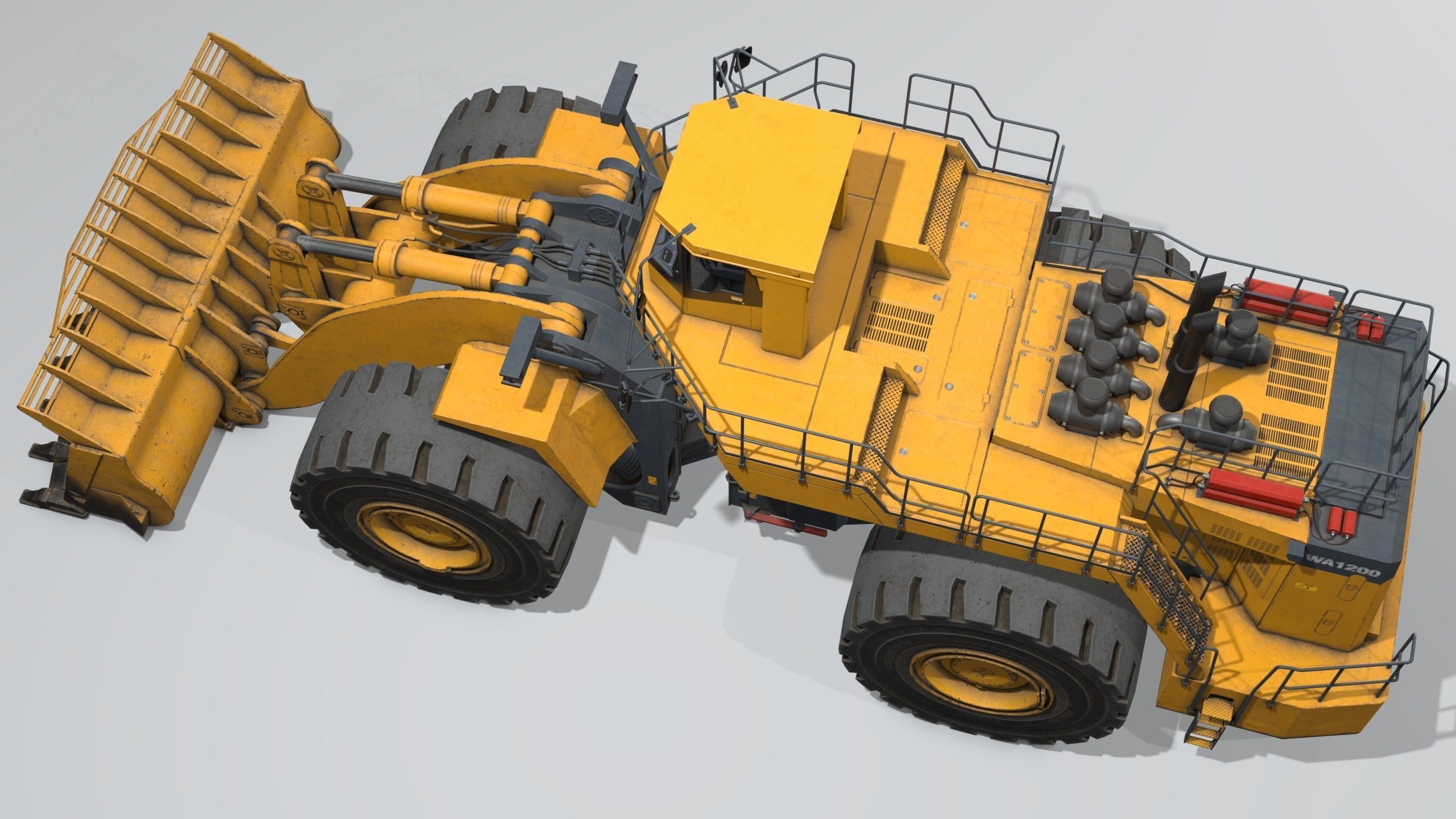 3D model Wheel Loader Rigged VR / AR / low-poly | CGTrader